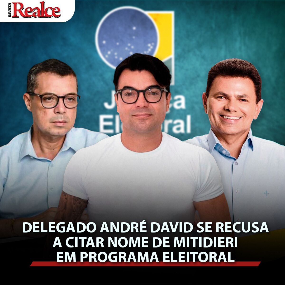Delegado André Davi se recusa a citar o nome de Mitidieri em programa eleitoral, diz a Revista ...